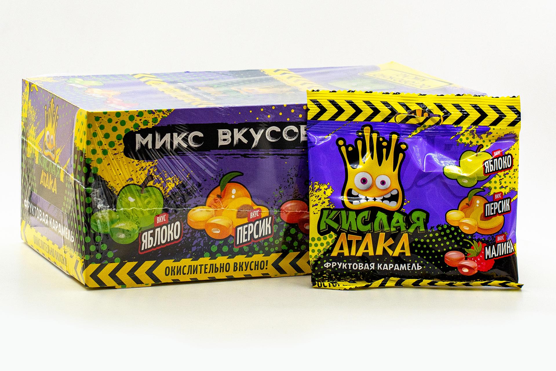 Купить карамель Кислая Атака 40 гр оптом и в розницу в г. () с ...